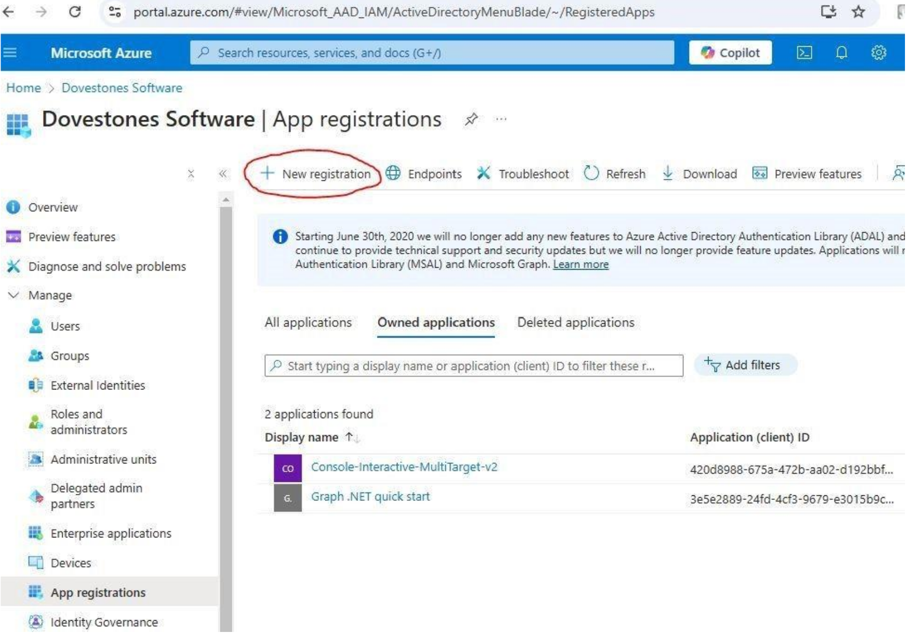 Entra ID Setup Guide - Dovestones Software
